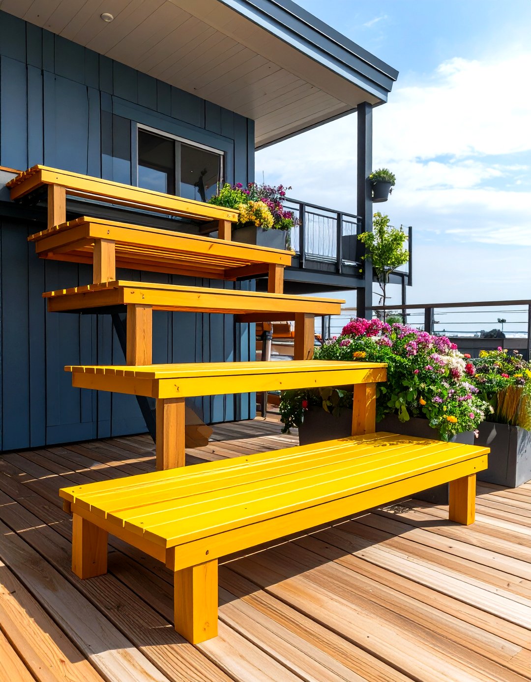 24 Built-in Deck Bench Ideas and Designs for Patios Today - Too Much Time