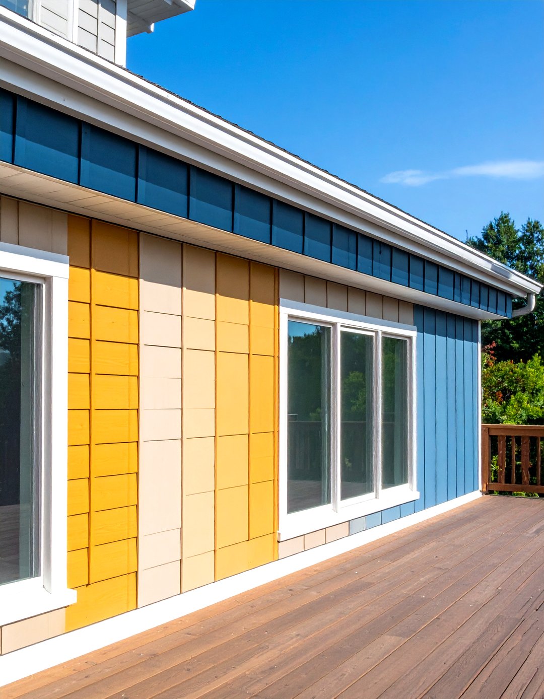 24 Deck Fascia Ideas to Finish Outdoor Edges in Color. - Too Much Time