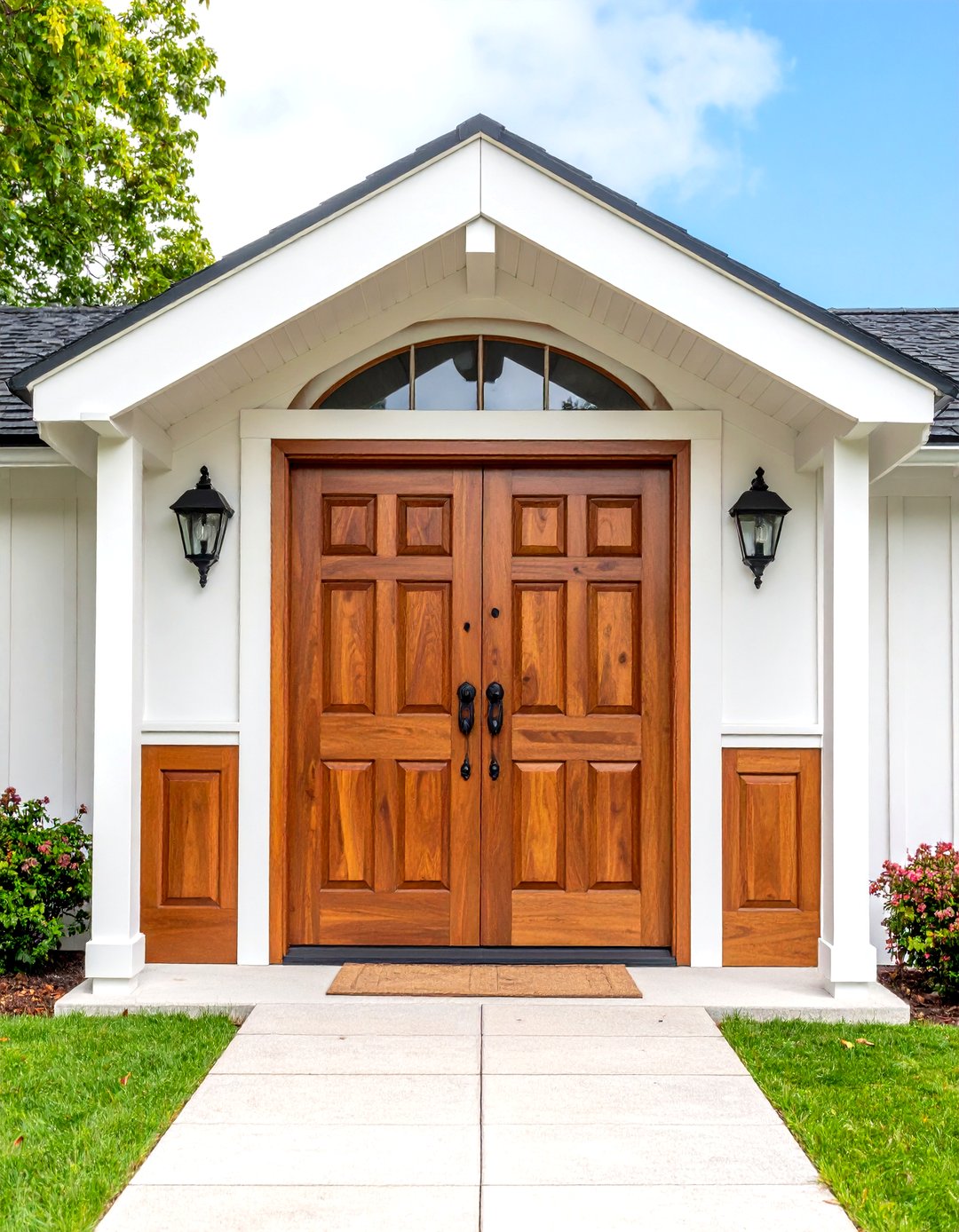 24 Colonial Front Door Ideas for Welcoming Entryways - Too Much Time