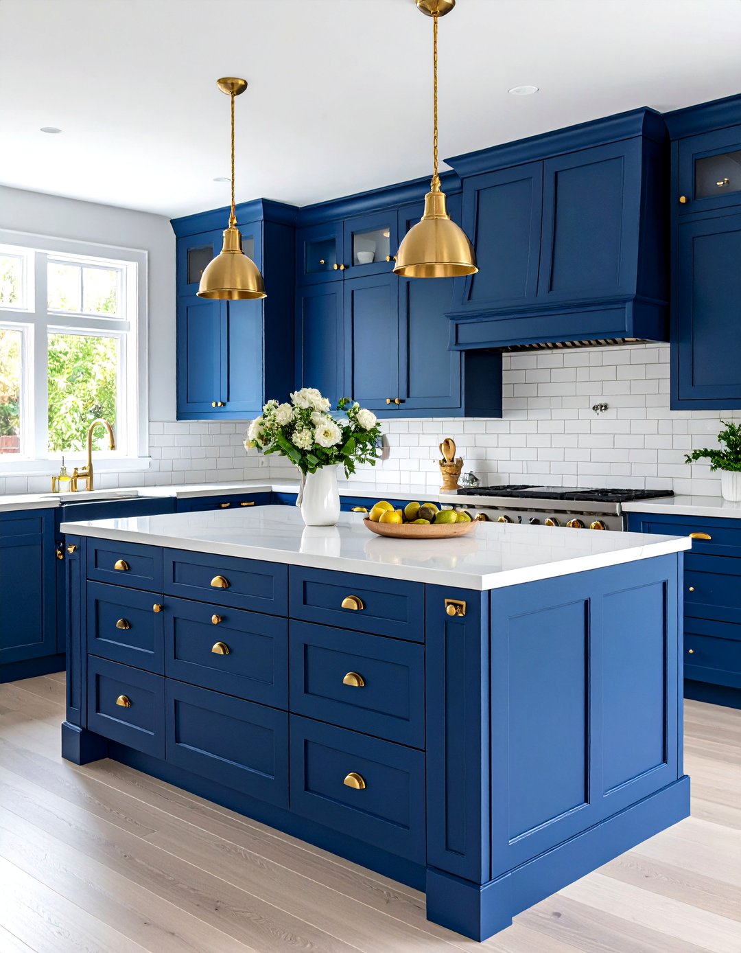 24 Blue and White Kitchen Ideas for Clean, Coastal Vibe - Too Much Time