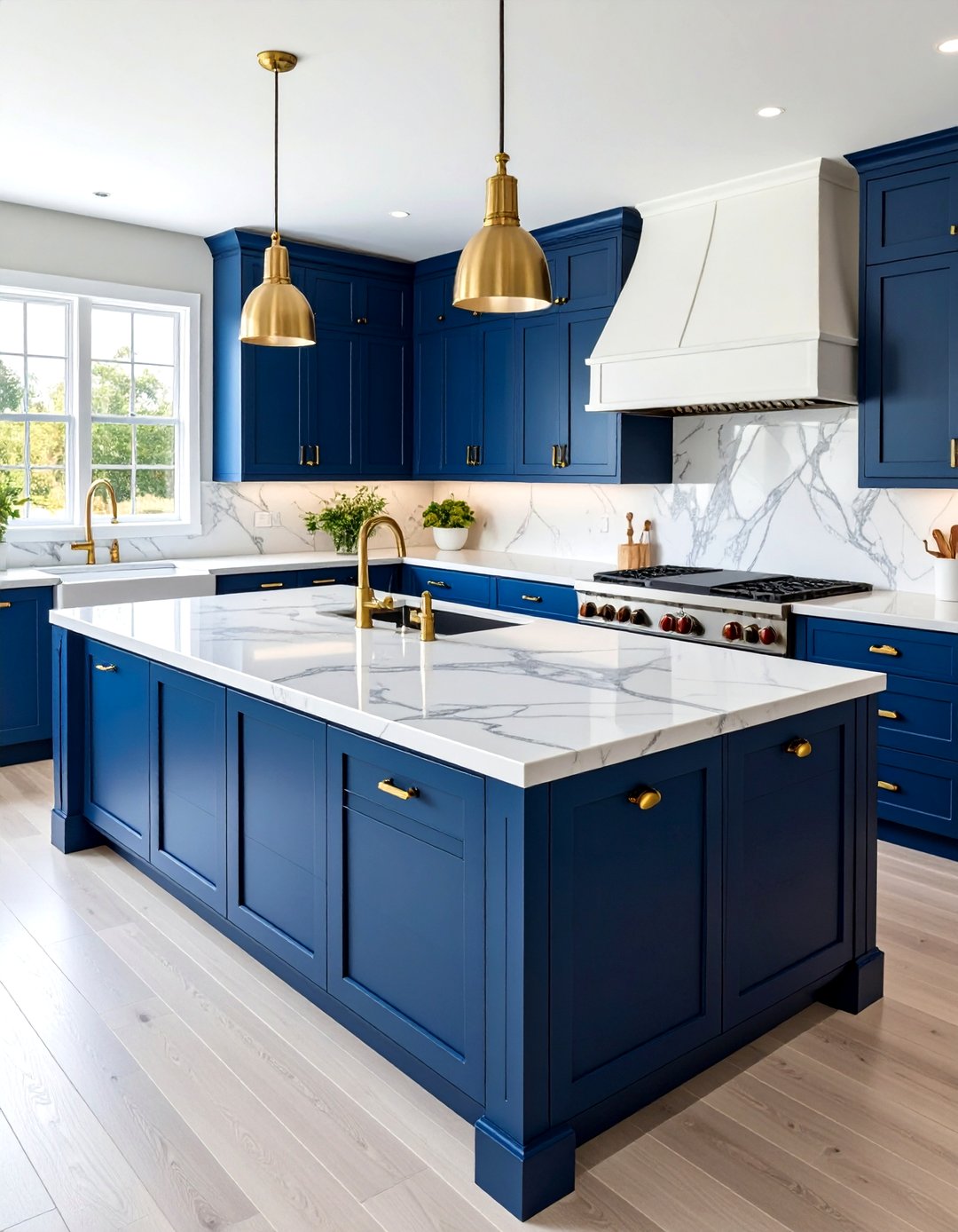 24 Blue Kitchen Island Ideas for Sleek, Efficient Today - Too Much Time