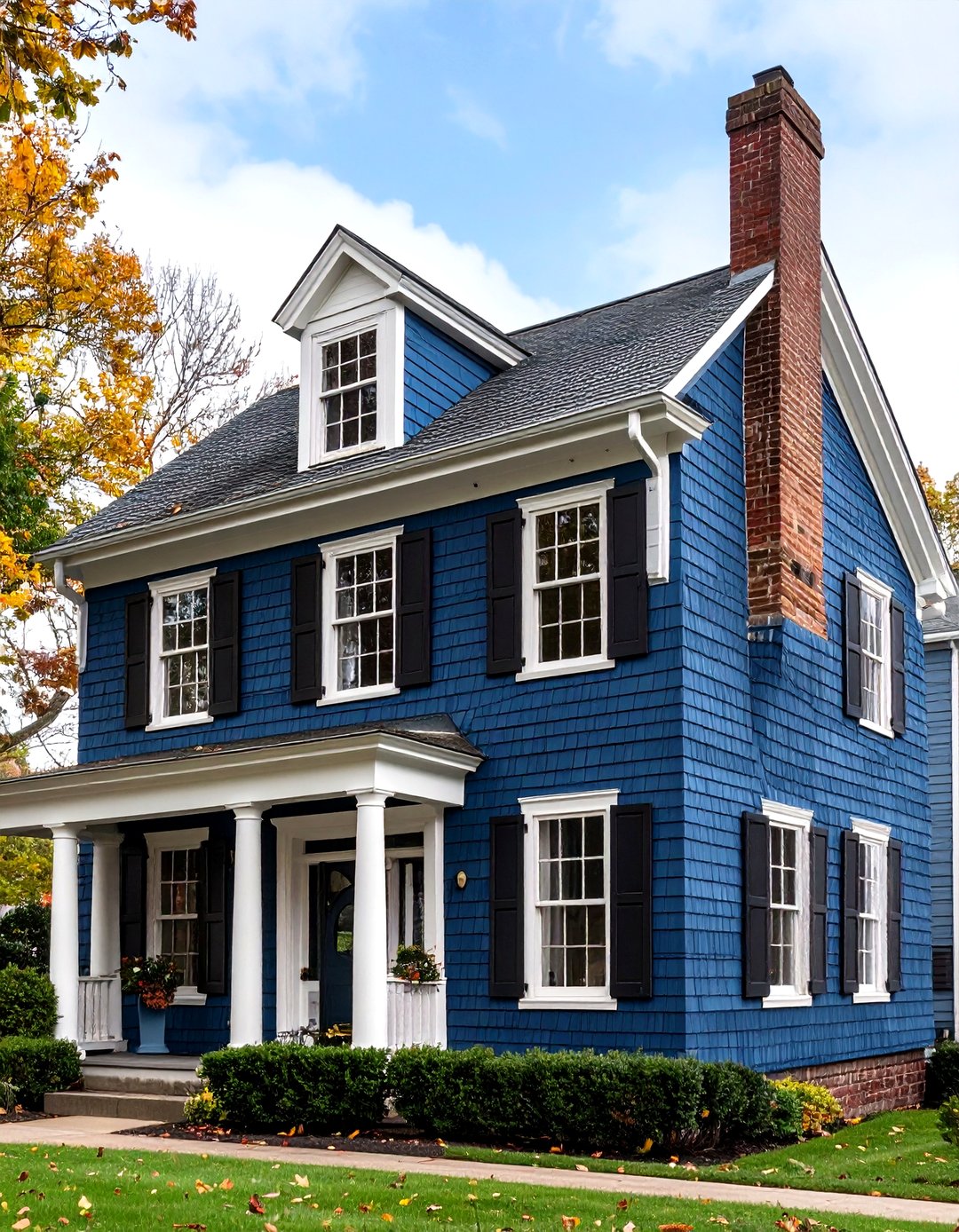 24 Midnight Blue & Dark Blue House Siding Colors - Too Much Time