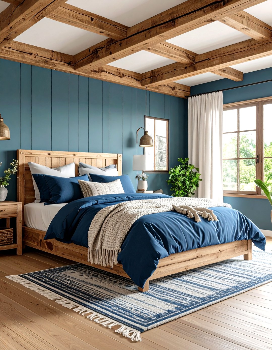 24 Navy Blue Bedroom Ideas for Cozy, Chic Sleep Spaces - Too Much Time