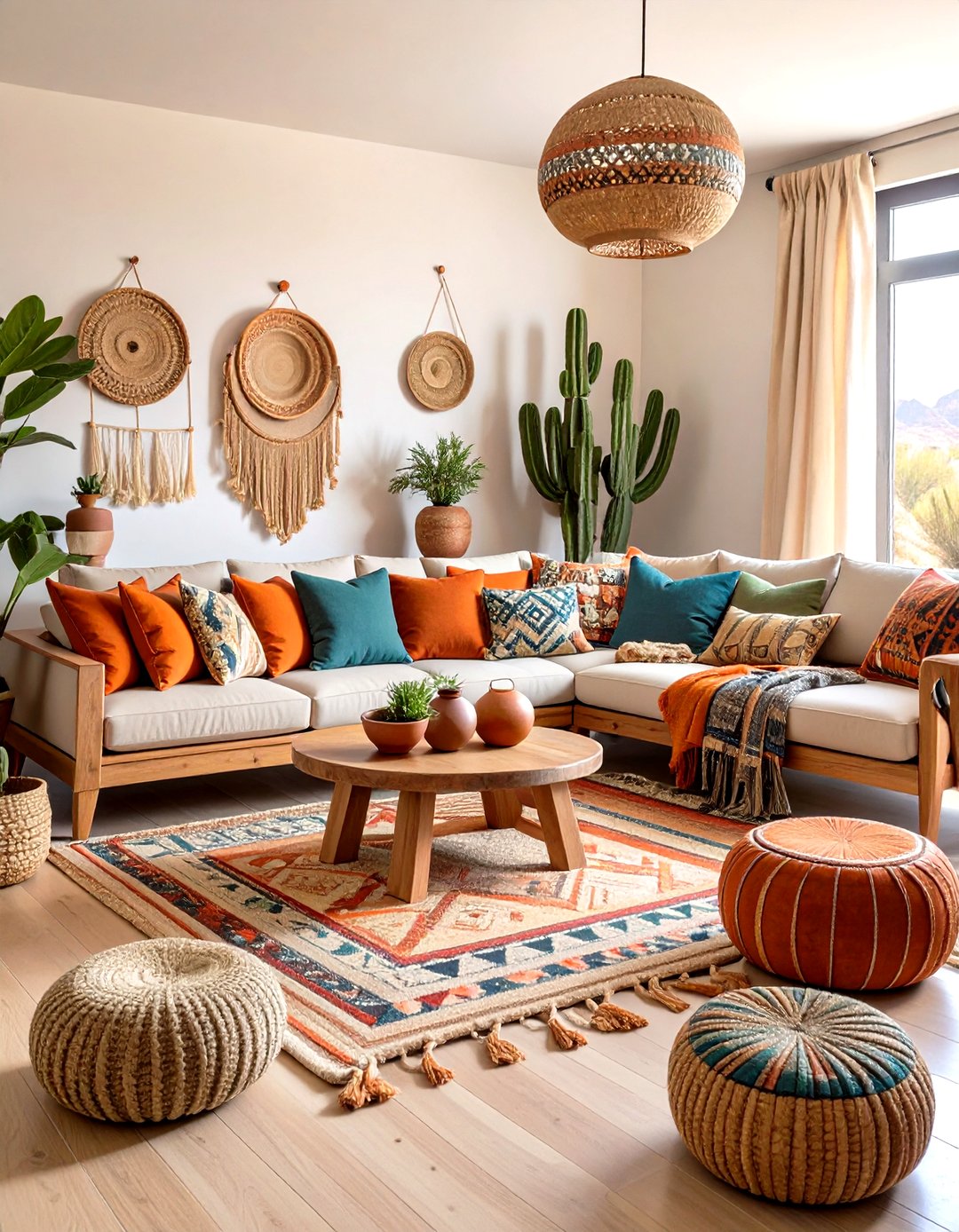 24 Neutral Boho Living Room Ideas for Calm Spaces Cozy - Too Much Time