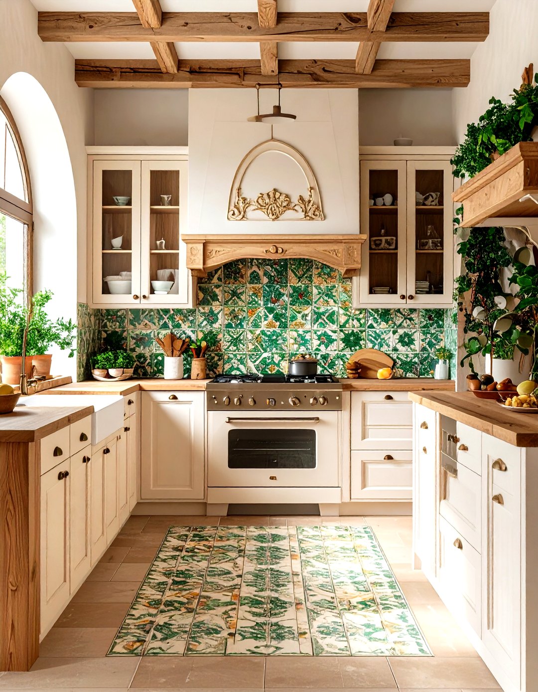 24 Kitchen with Green Backsplash Ideas for Chic Design - Too Much Time