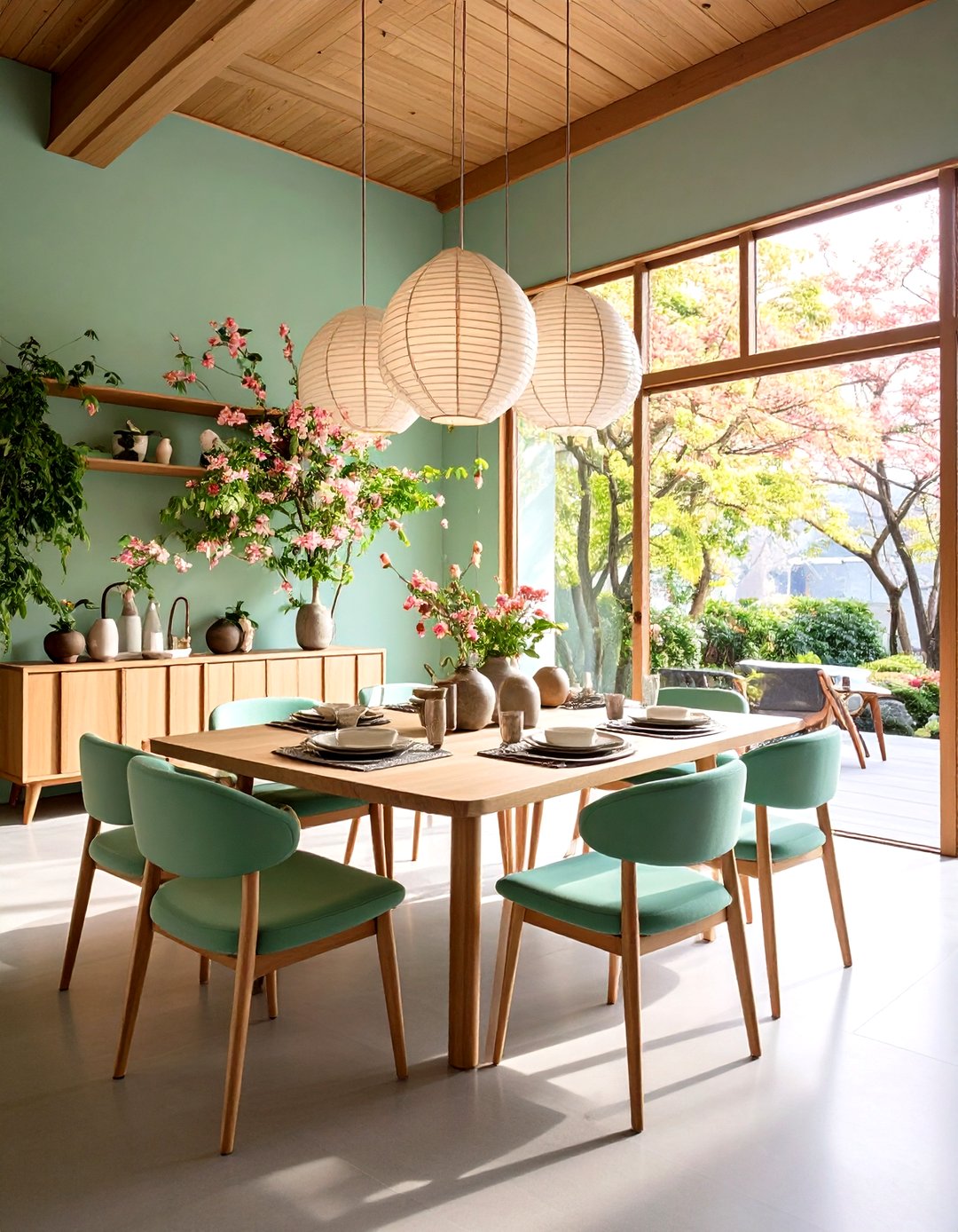 24 Japanese Dining Room Ideas for Serene Meals and Chic - Too Much Time