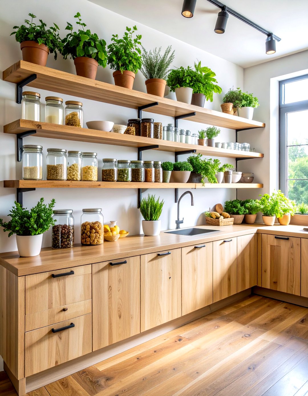 24 Organic Kitchen Design Ideas for Small Modern Kitchen - Too Much Time