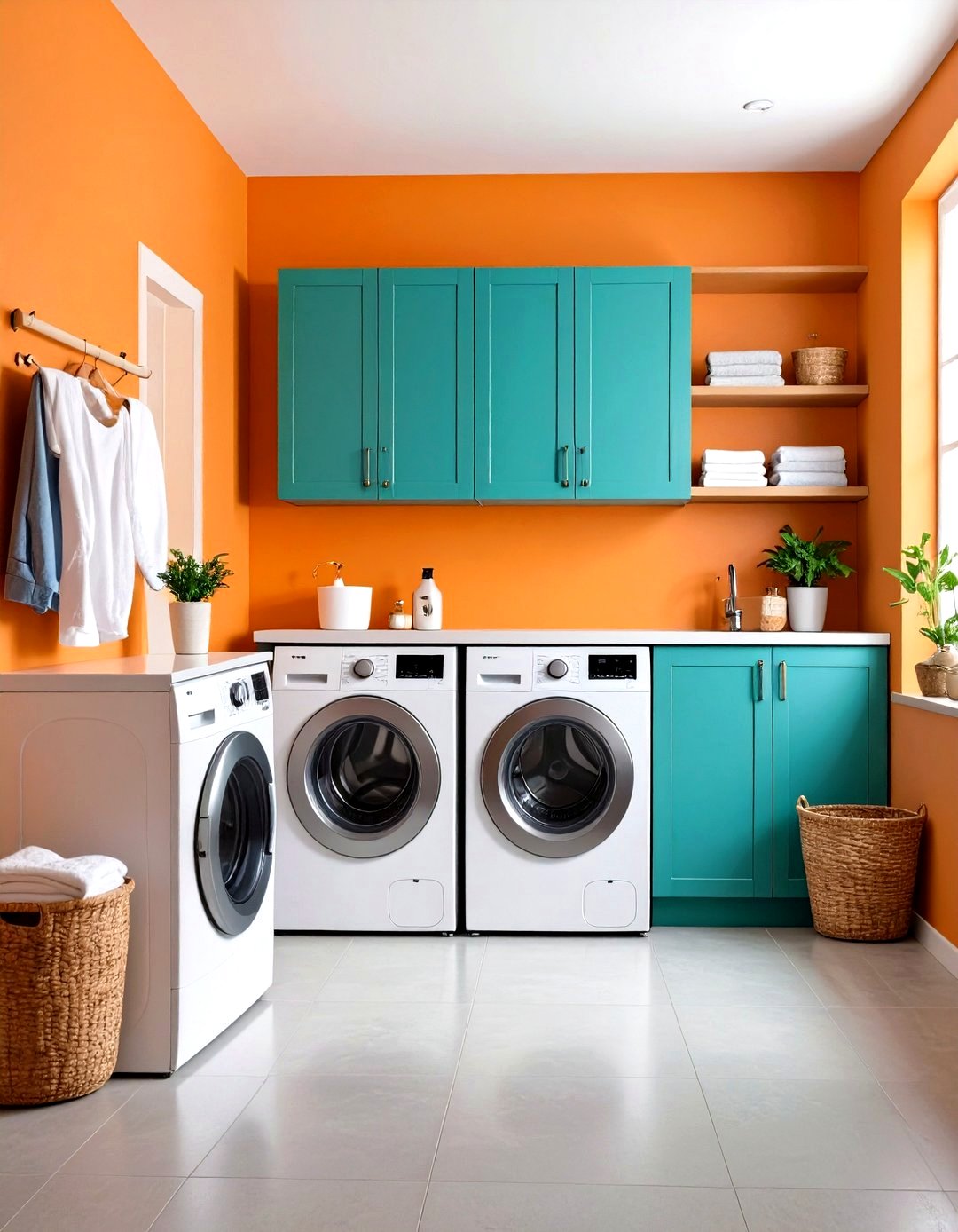 24 Teal and Orange Color Scheme for Your Rooms Mood - Too Much Time