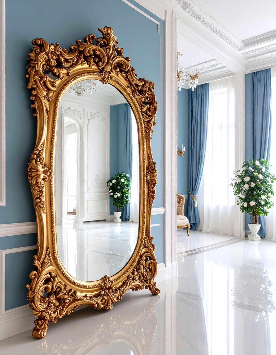 24 Hallway Mirror Ideas: Reflective Accents for Halls - Too Much Time