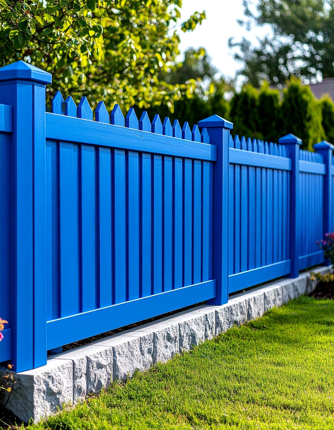 24 Concrete Block Fence Ideas for Secure Boundaries - Too Much Time