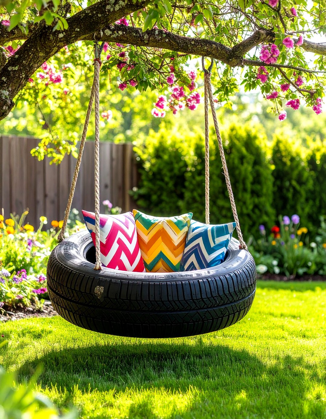 24 Tire Swing Ideas Classic Outdoor Fun For Yards Too Much Time