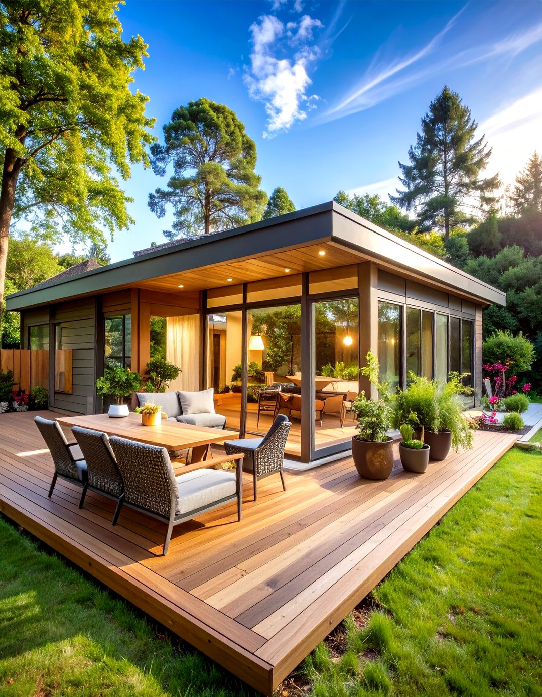 24 Sunroom and Deck Combo Ideas for Smooth Entertaining - Too Much Time