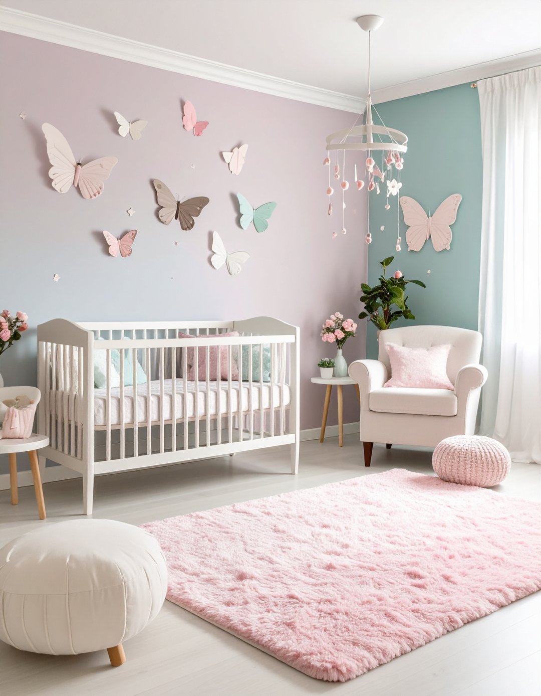 24 Butterfly-themed Room Ideas: Delicate Color Palette - Too Much Time