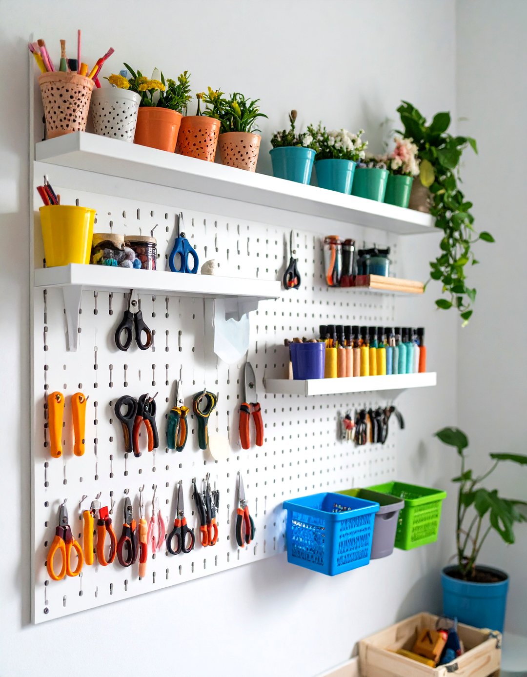 24 Small Craft Room Ideas for Organized Projects Today - Too Much Time