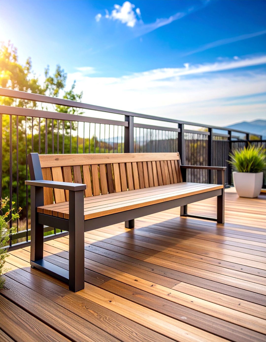 24 Built-in Deck Bench Ideas and Designs for Patios Today - Too Much Time