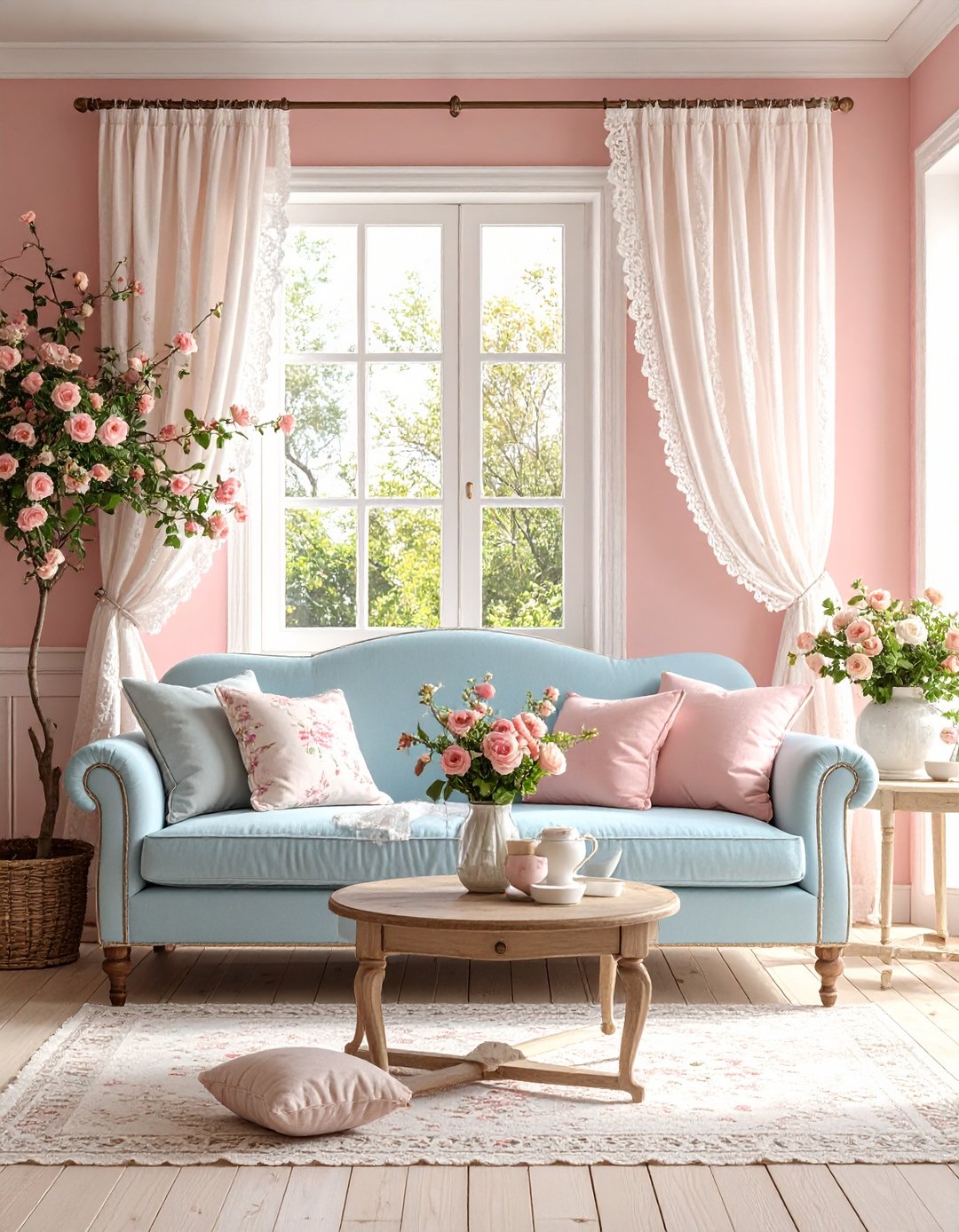 24 Pink Living Room Ideas for Bright, Cozy Gatherings - Too Much Time