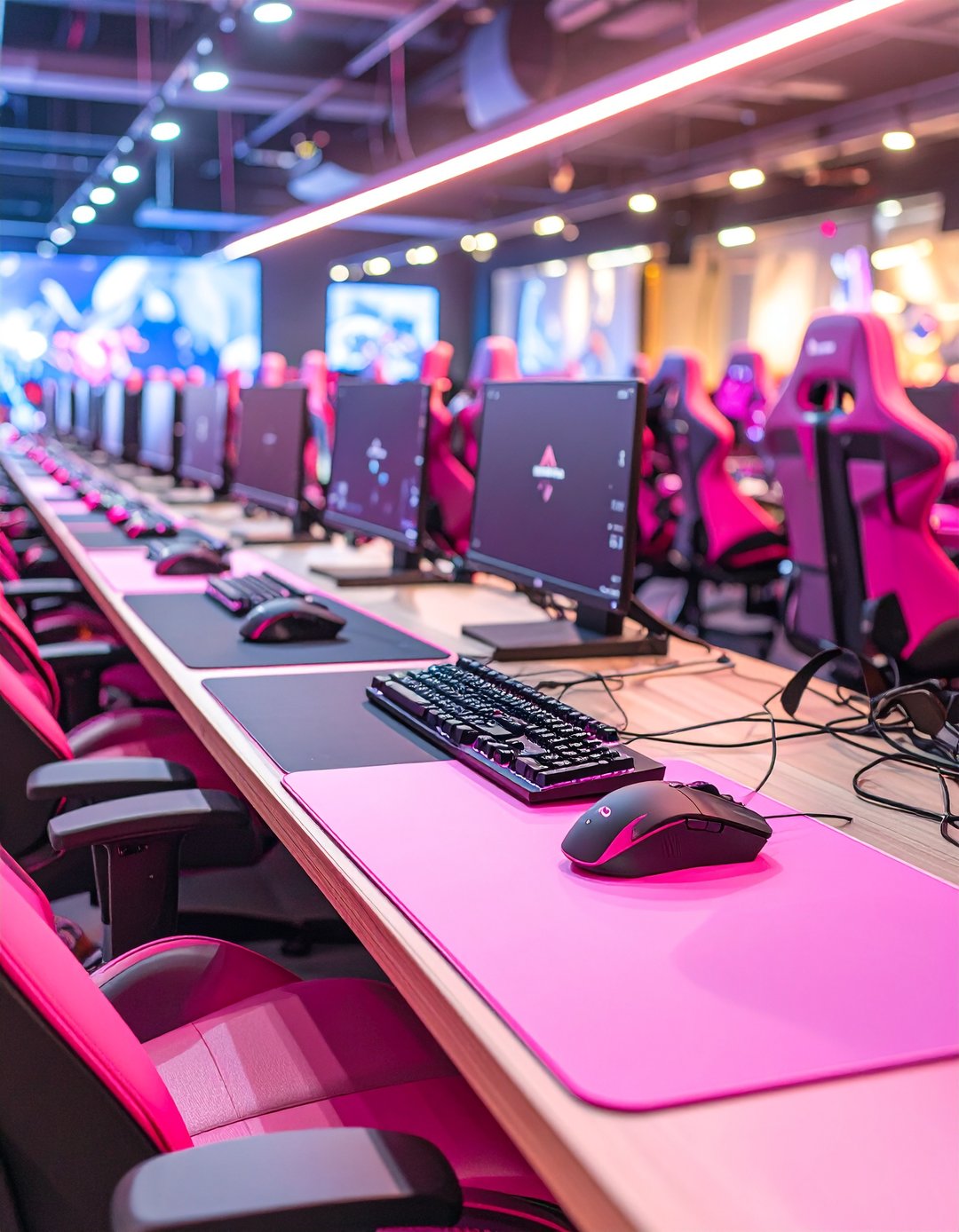 24 Pink Gaming Setup Ideas for a Sleek Workspace Setup - Too Much Time