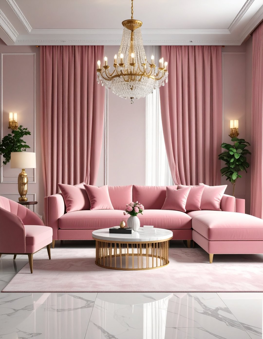 24 Pink Living Room Ideas for Bright, Cozy Gatherings - Too Much Time