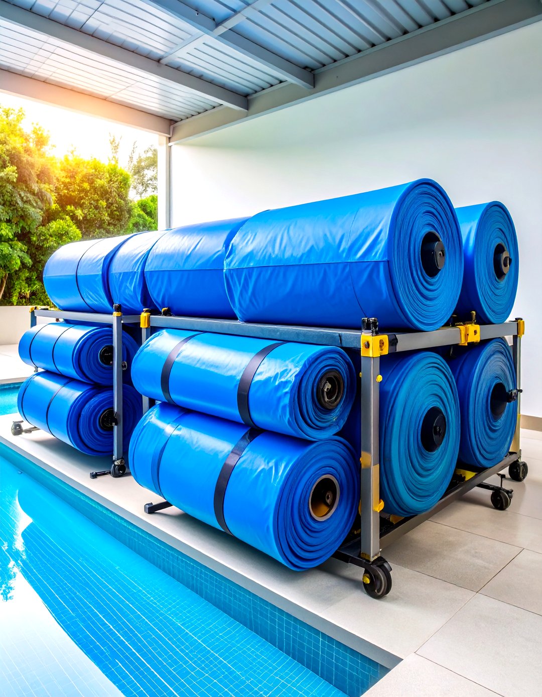 24 Pool Storage Ideas to Declutter and Organize Smartly - Too Much Time