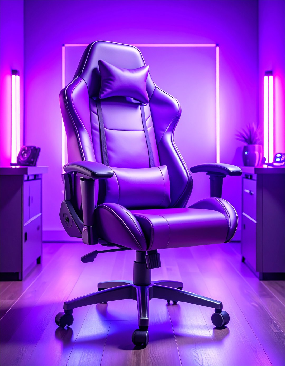 24 Purple Gaming Setup Ideas: Create a Comfy Desk Space - Too Much Time