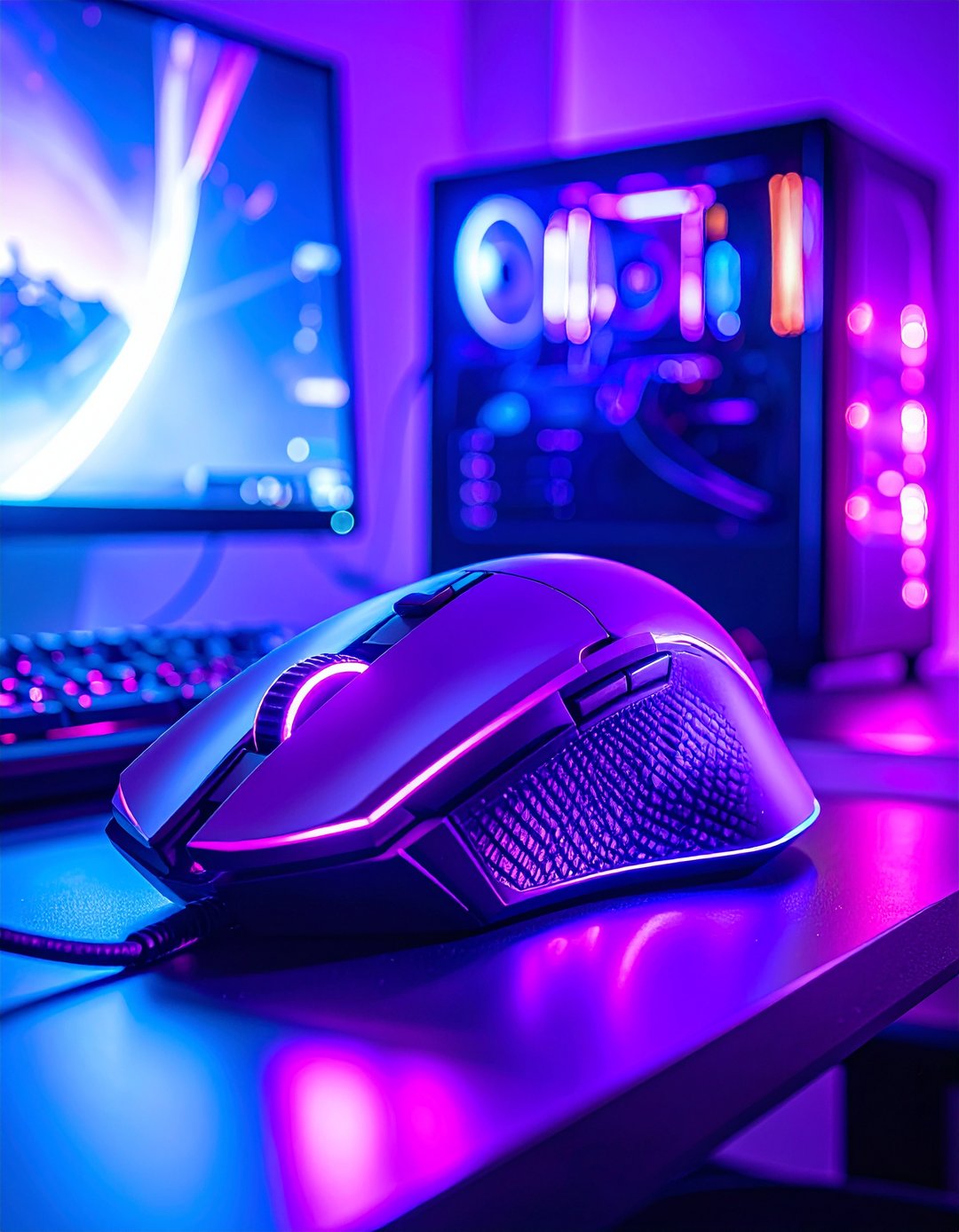 24 Purple Gaming Setup Ideas: Create a Comfy Desk Space - Too Much Time