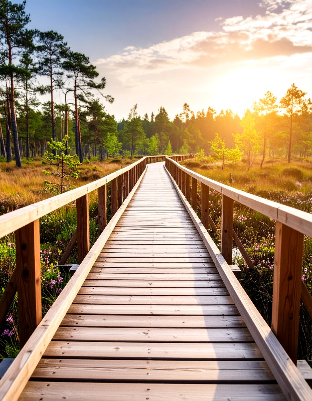 24 Wooden Walkway Ideas to Guide Garden Paths Well - Too Much Time