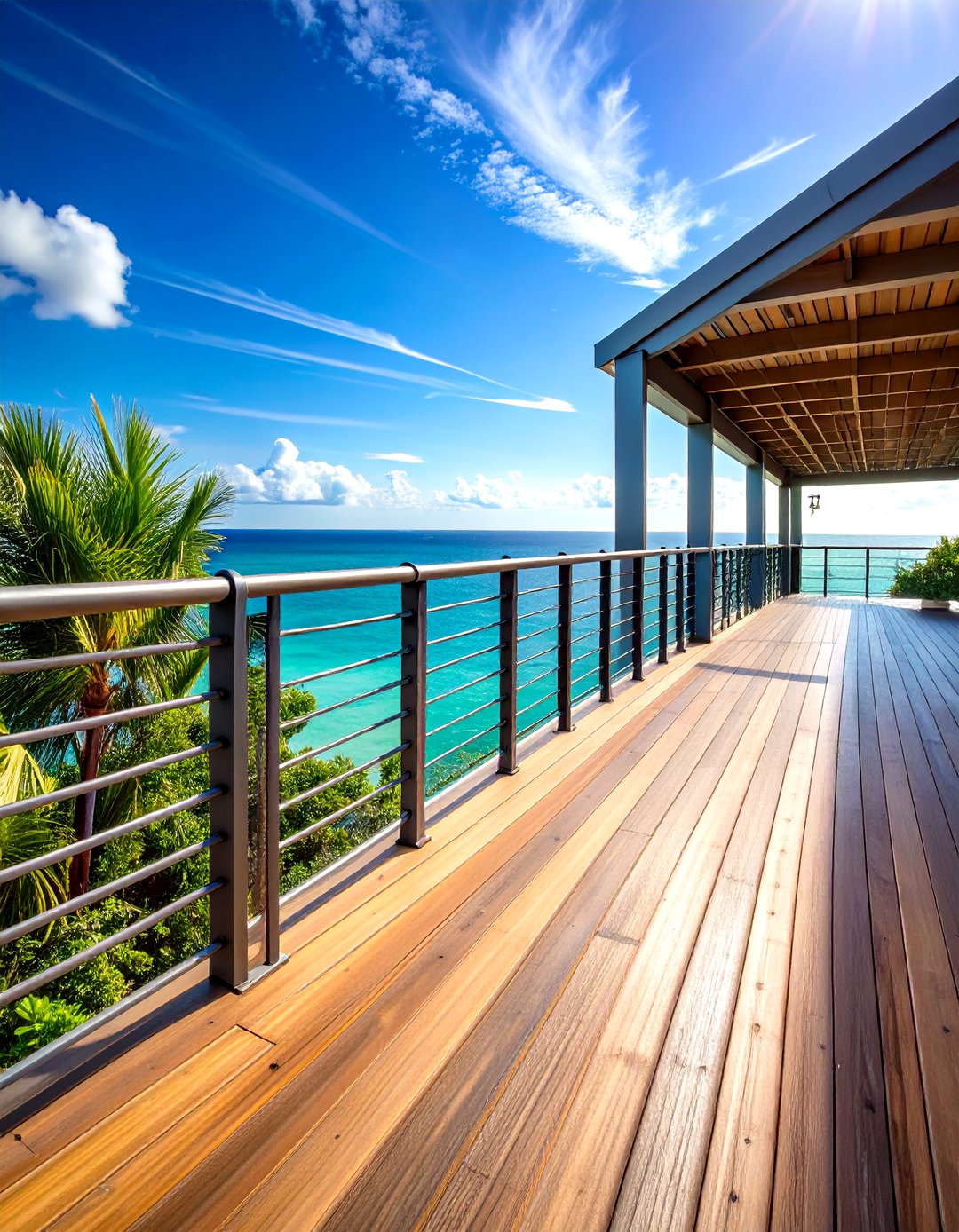 24 Ideas for Decks: 24 Horizontal Deck Railing Ideas - Too Much Time