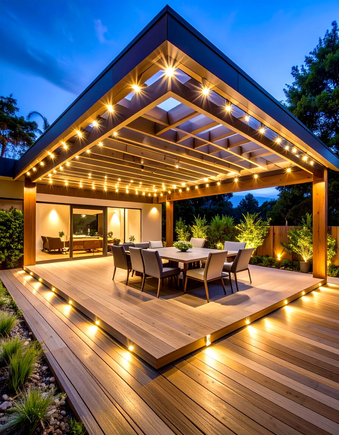 24 Pergola Lighting Ideas to Craft Warm Evenings Daily - Too Much Time