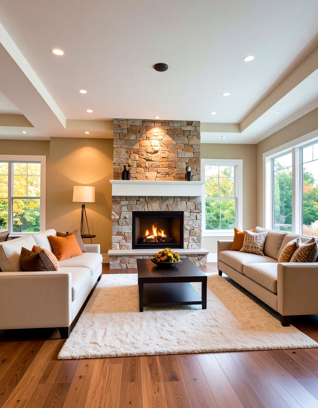 24 Fireplace Lighting Ideas for Warm, Layered Glow - Too Much Time
