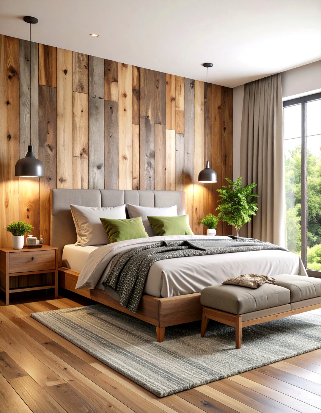 24 Feature Wall Ideas That Add Bold Color and Texture - Too Much Time