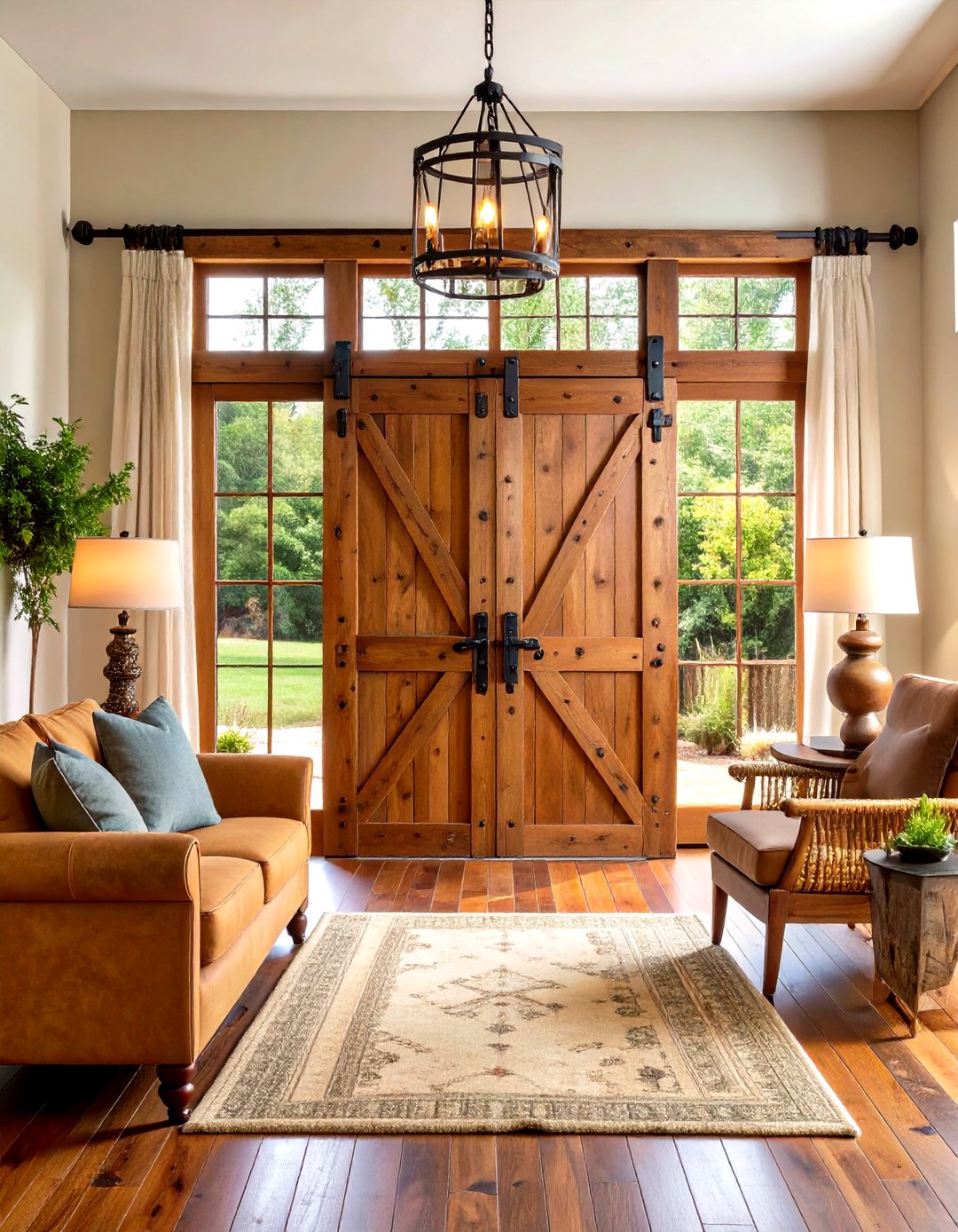 24 Barn Door Ideas to Add Rustic Charm to Save Space - Too Much Time