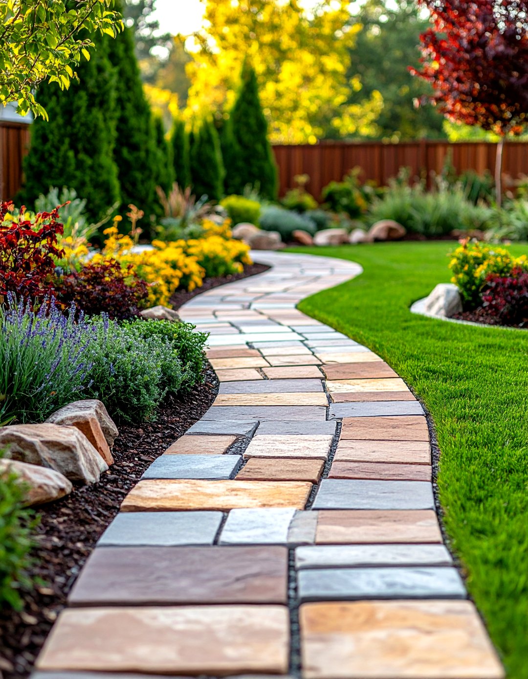 24 Stone Walkway Ideas for Charming Paths and Sidewalks - Too Much Time
