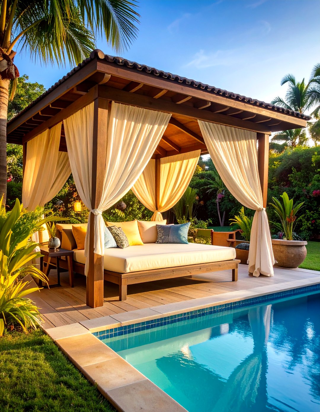 24 Tropical Backyard Ideas for Lush Outdoor Spaces - Too Much Time