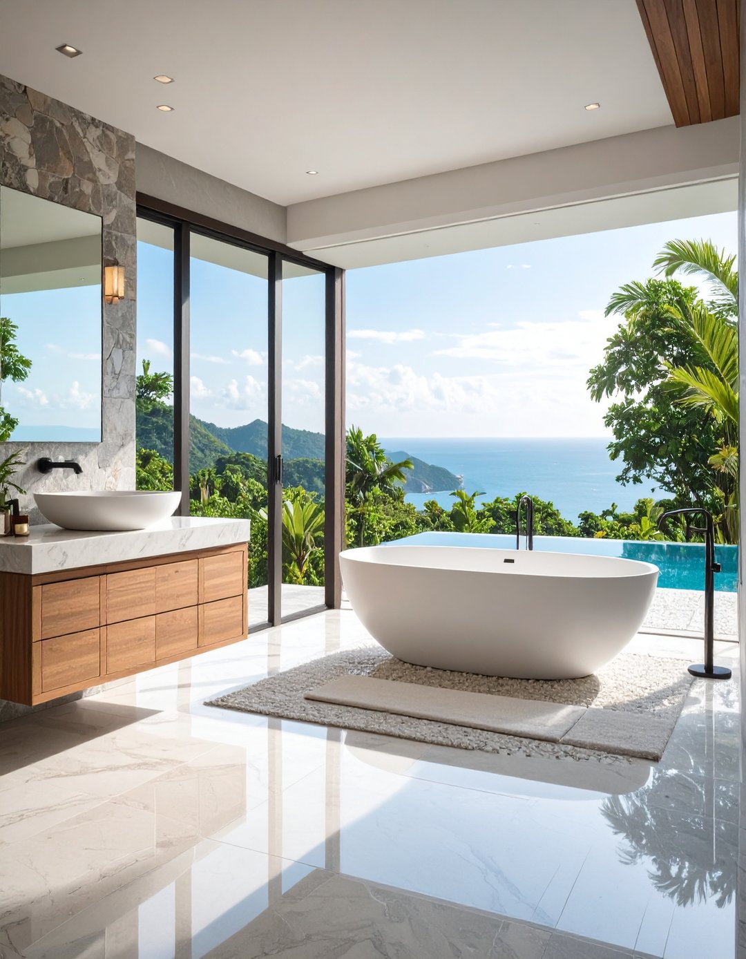 24 Pool Bathroom Ideas for Spa-like Wet Areas At Home - Too Much Time