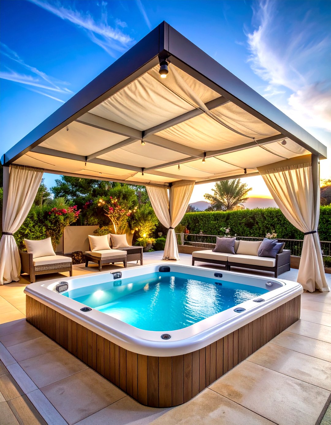 24 Spa Spaces: 24 Hot Tub Enclosure Ideas Outdoors - Too Much Time