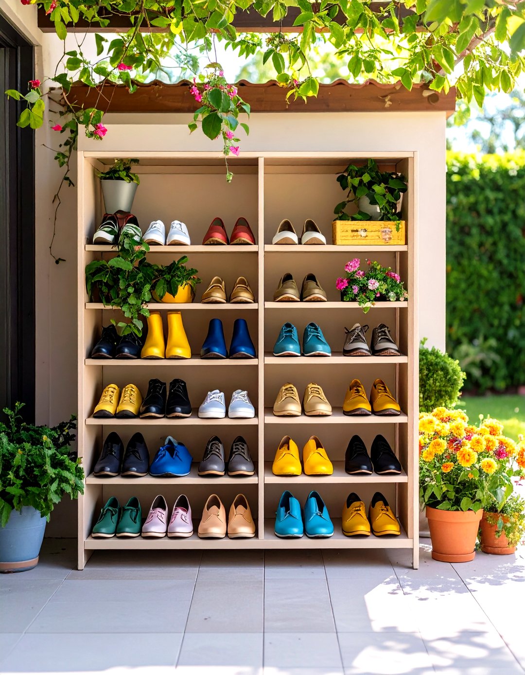 24 Outdoor Shoe Storage Ideas for Tidy Entryways - Too Much Time