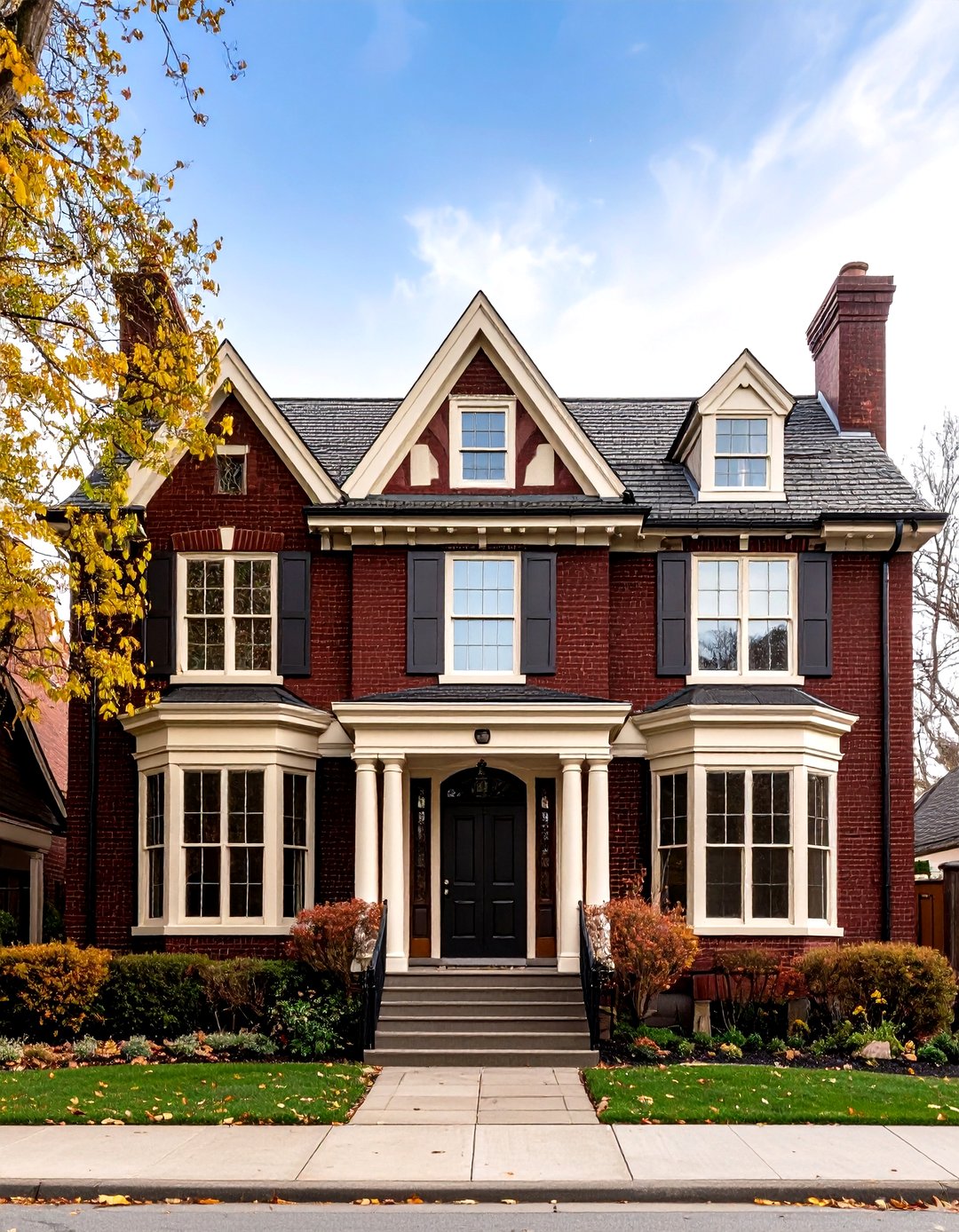 24 Painted Brick Houses: Color Ideas and Curb Appeal Tips - Too Much Time