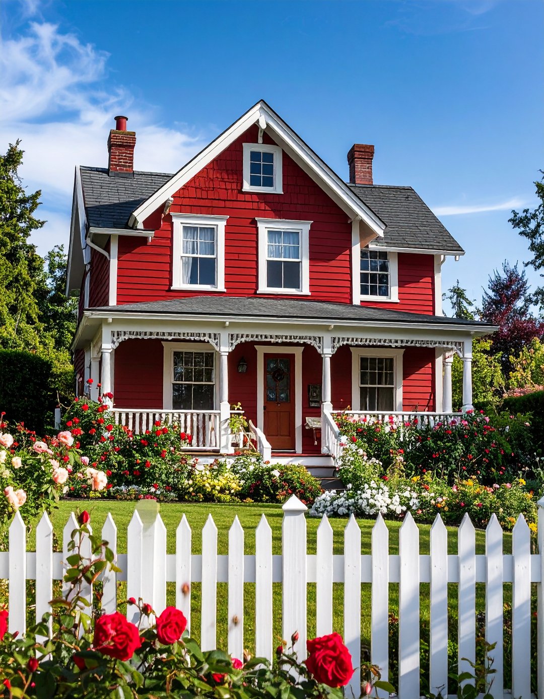 24 Red Home Exterior Ideas to Boost Curb Appeal Today. - Too Much Time