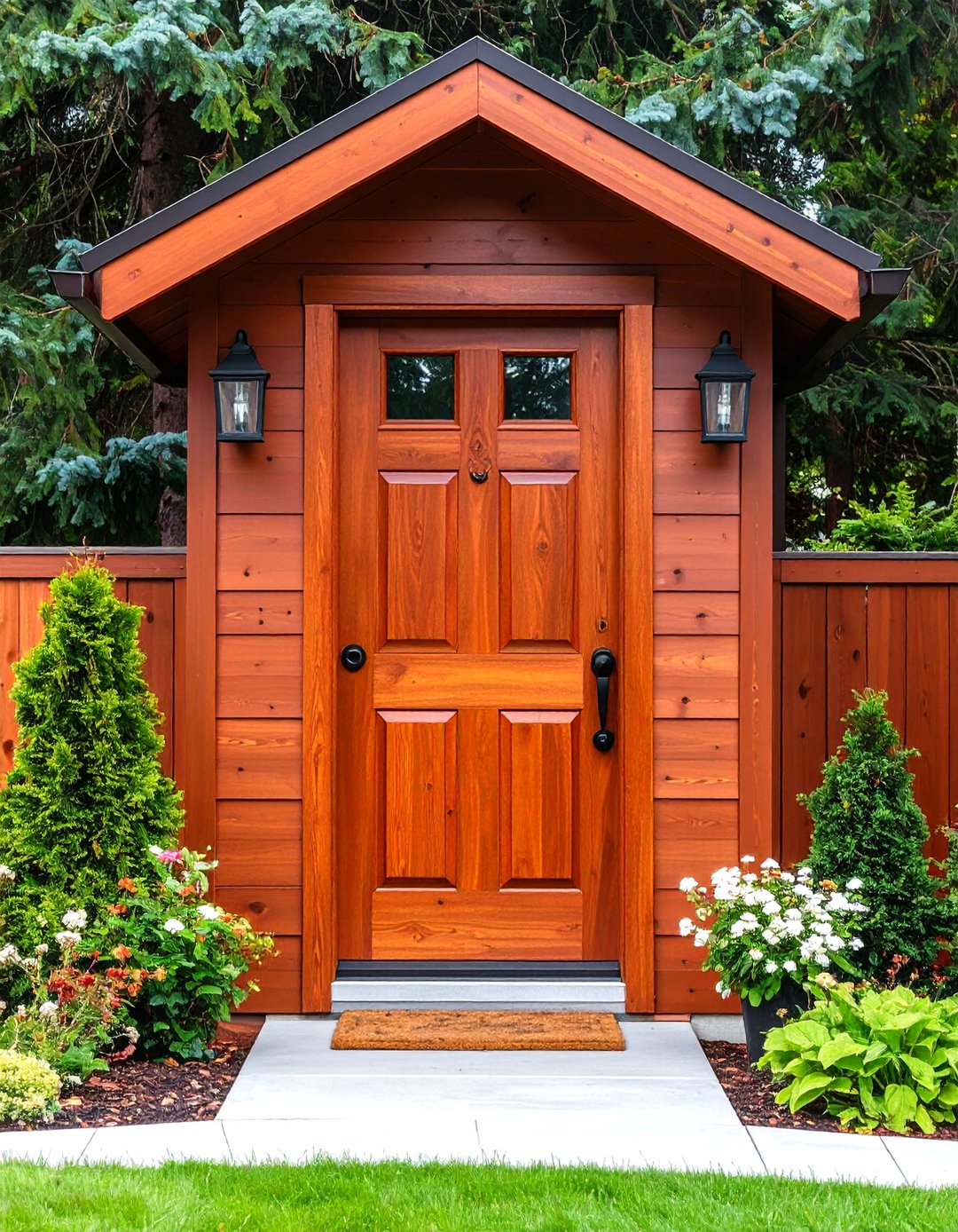 24 Stained Front Door Ideas: Welcome Entryway Makeover - Too Much Time