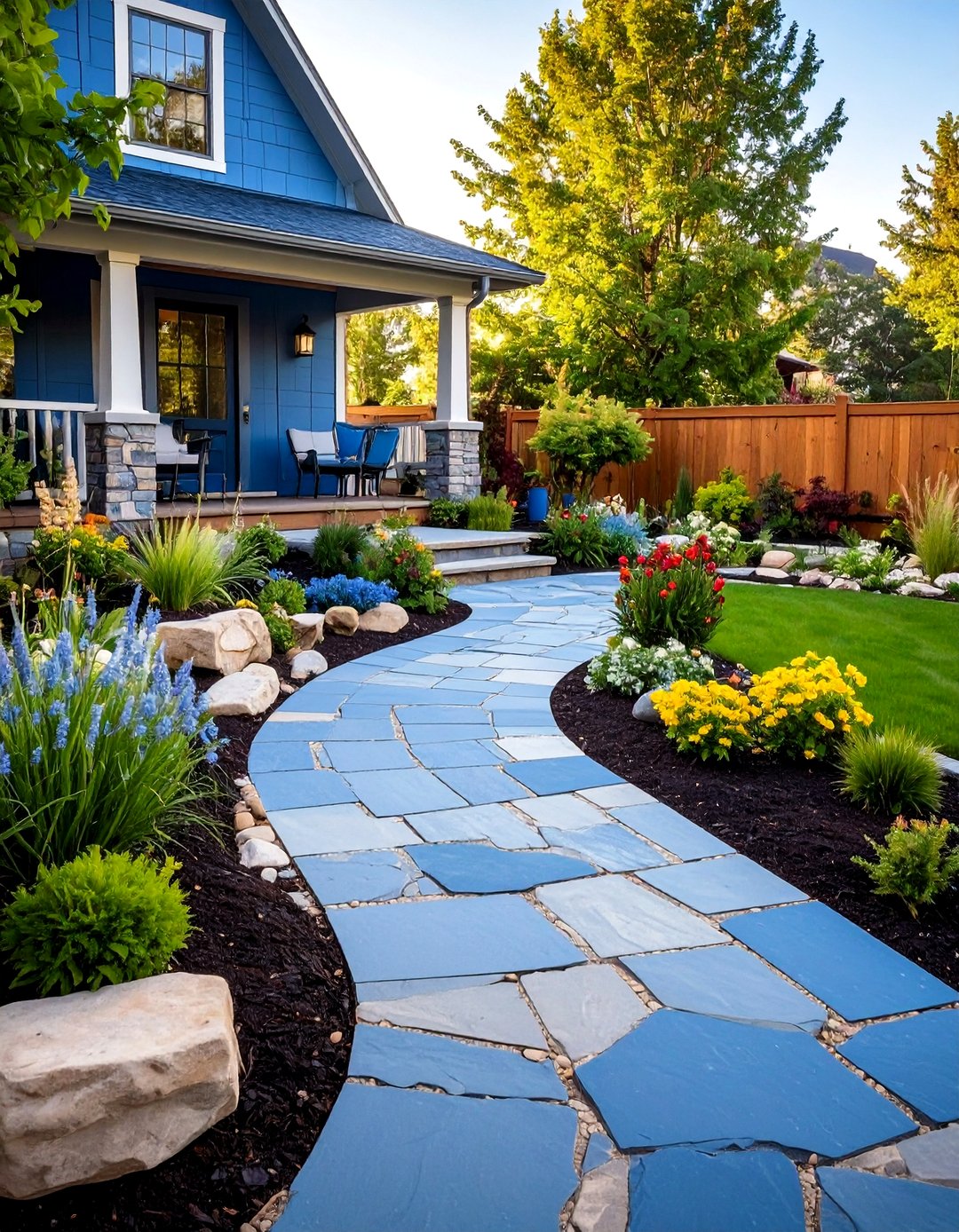 24 Bluestone Patio Ideas: Cozy Seating and Ambiance - Too Much Time