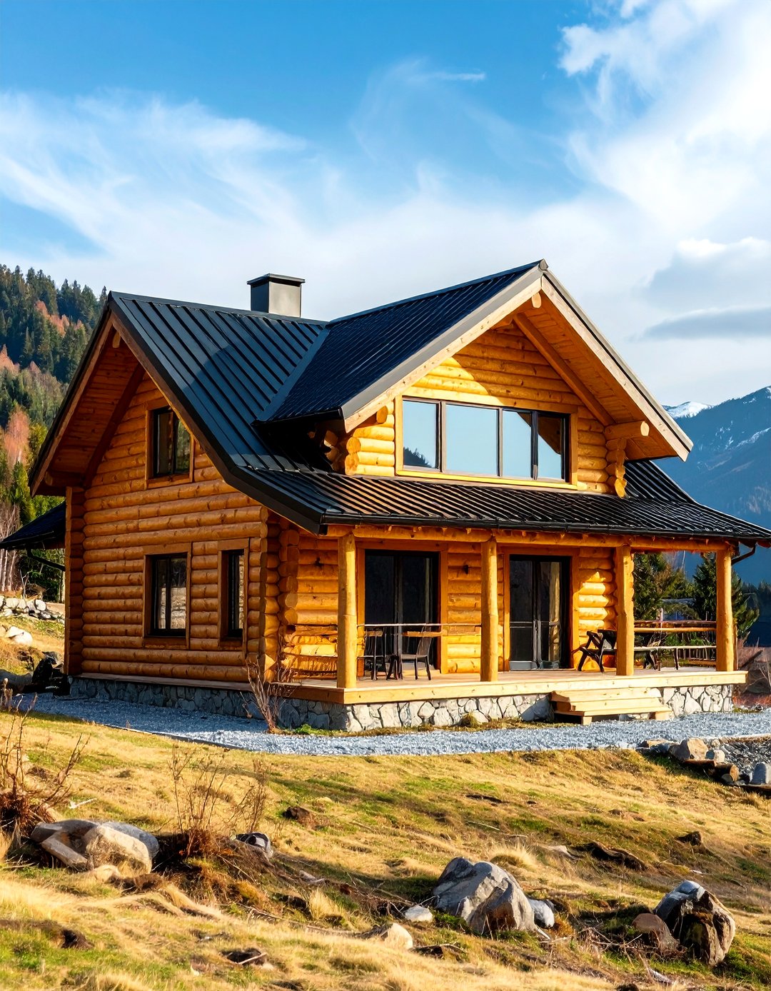 24 Beige and Black House Exterior Ideas for Curb Appeal - Too Much Time