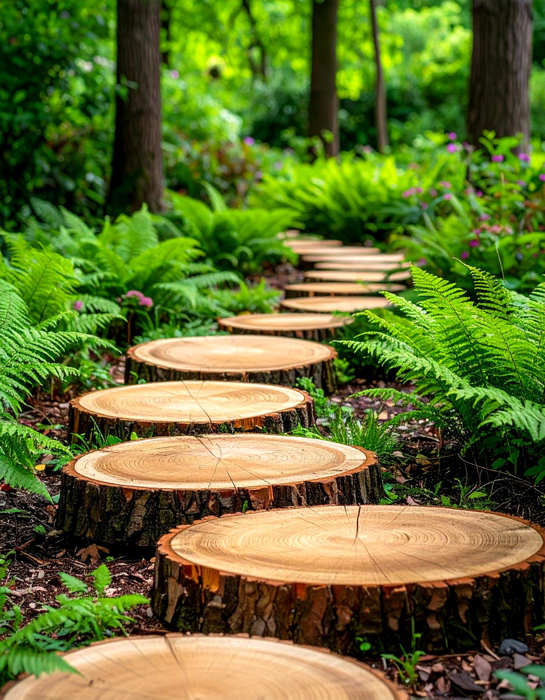 24 Wooden Walkway Ideas to Guide Garden Paths Well - Too Much Time