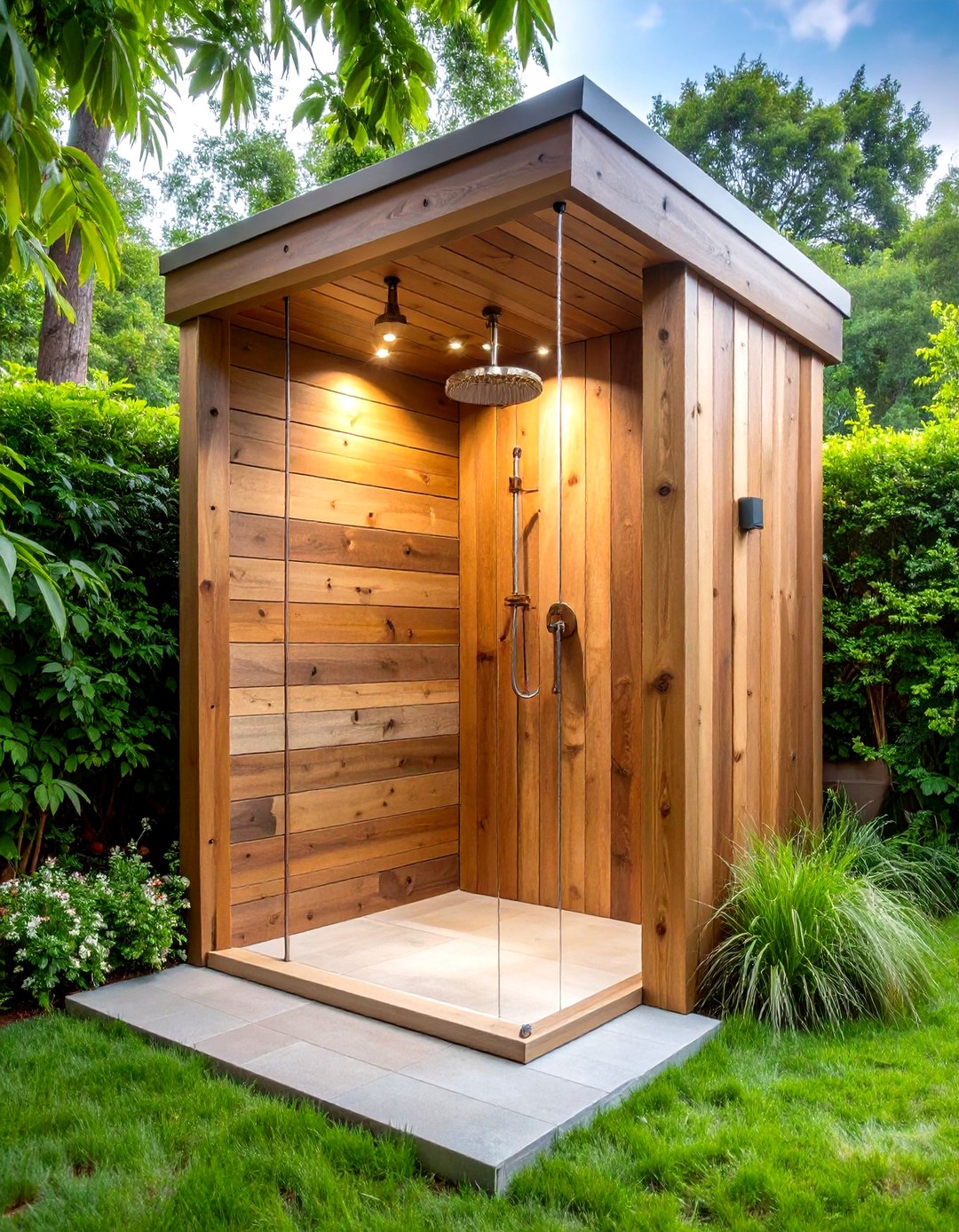 24 Outdoor Shower Ideas: Transform Your Garden Bath - Too Much Time