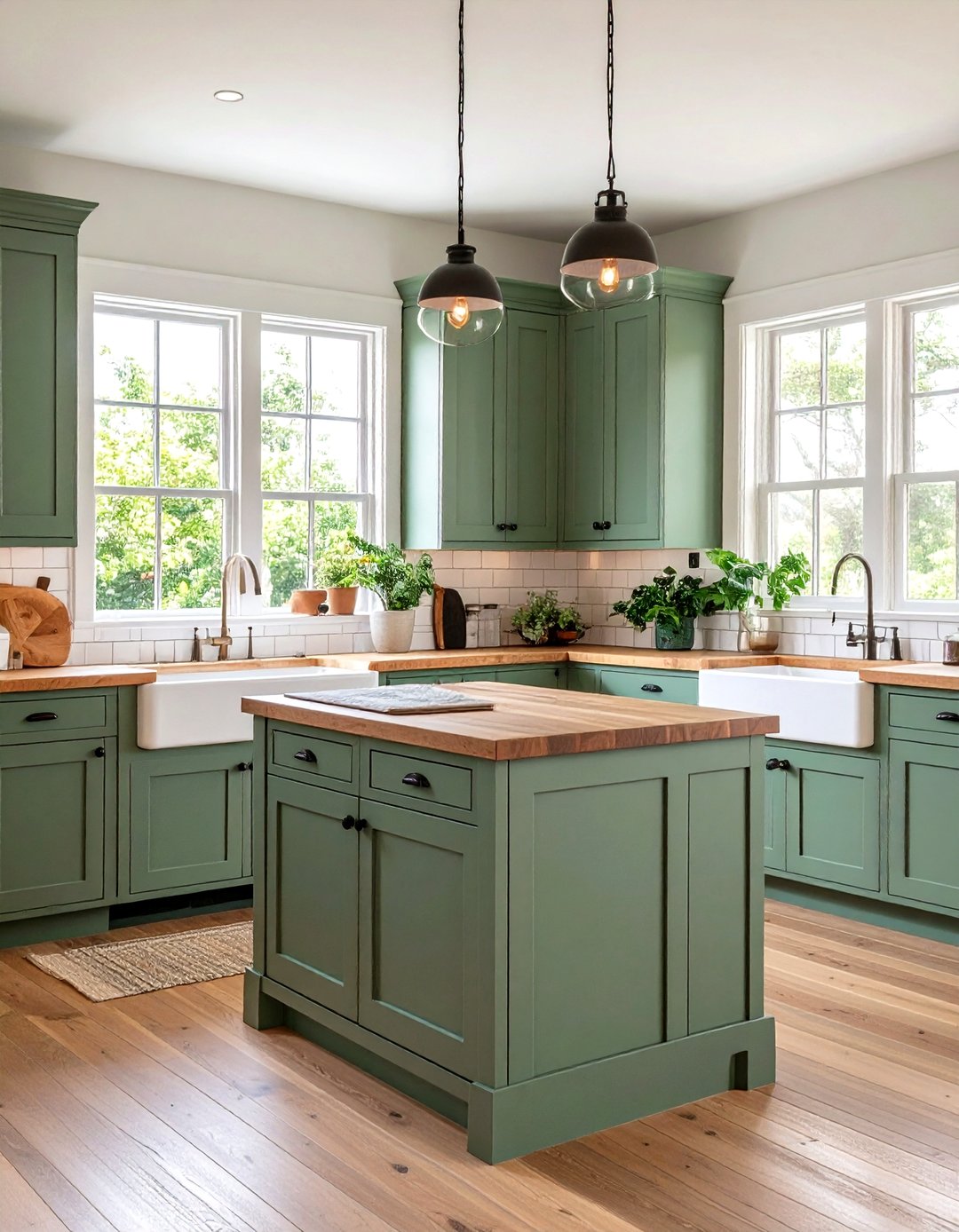 24 Sage Green Kitchen Ideas: Fresh Focal Point - Too Much Time