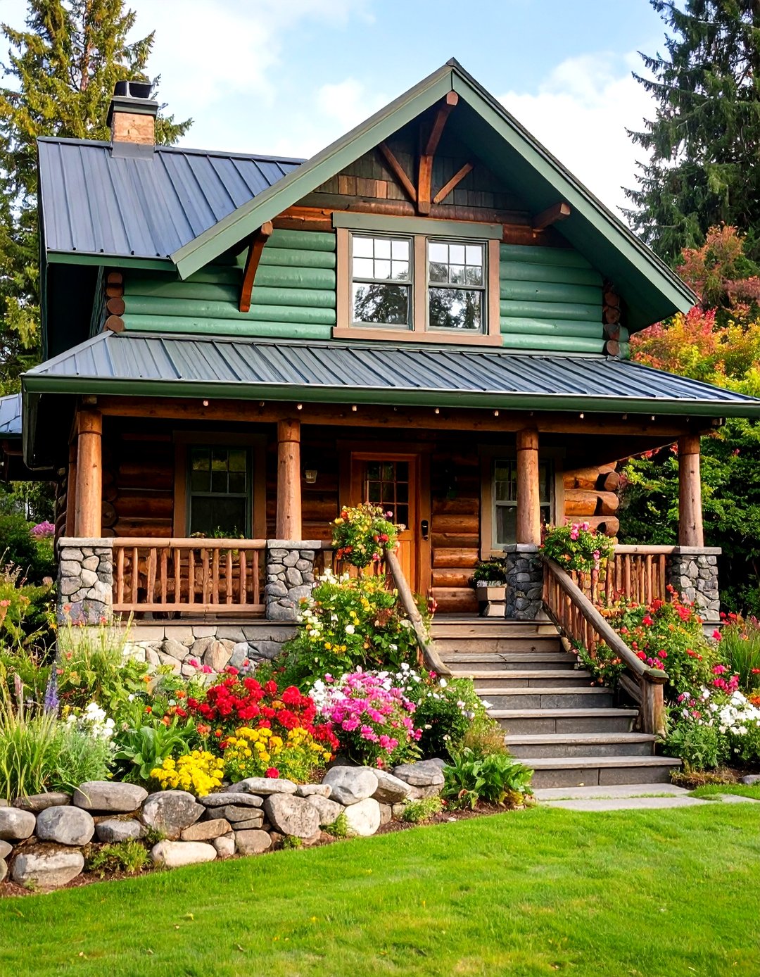 24 Sage Green House Exterior Ideas: for Curb Appeal - Too Much Time