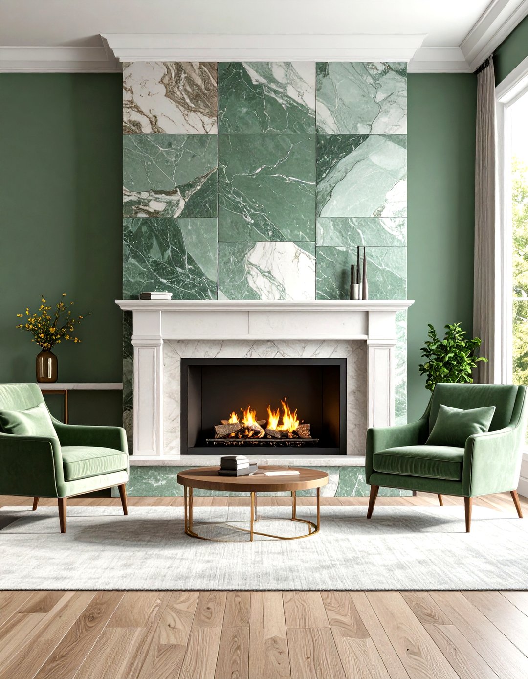 24 Sage Green Fireplace Ideas: Cozy Focal Points Inside - Too Much Time