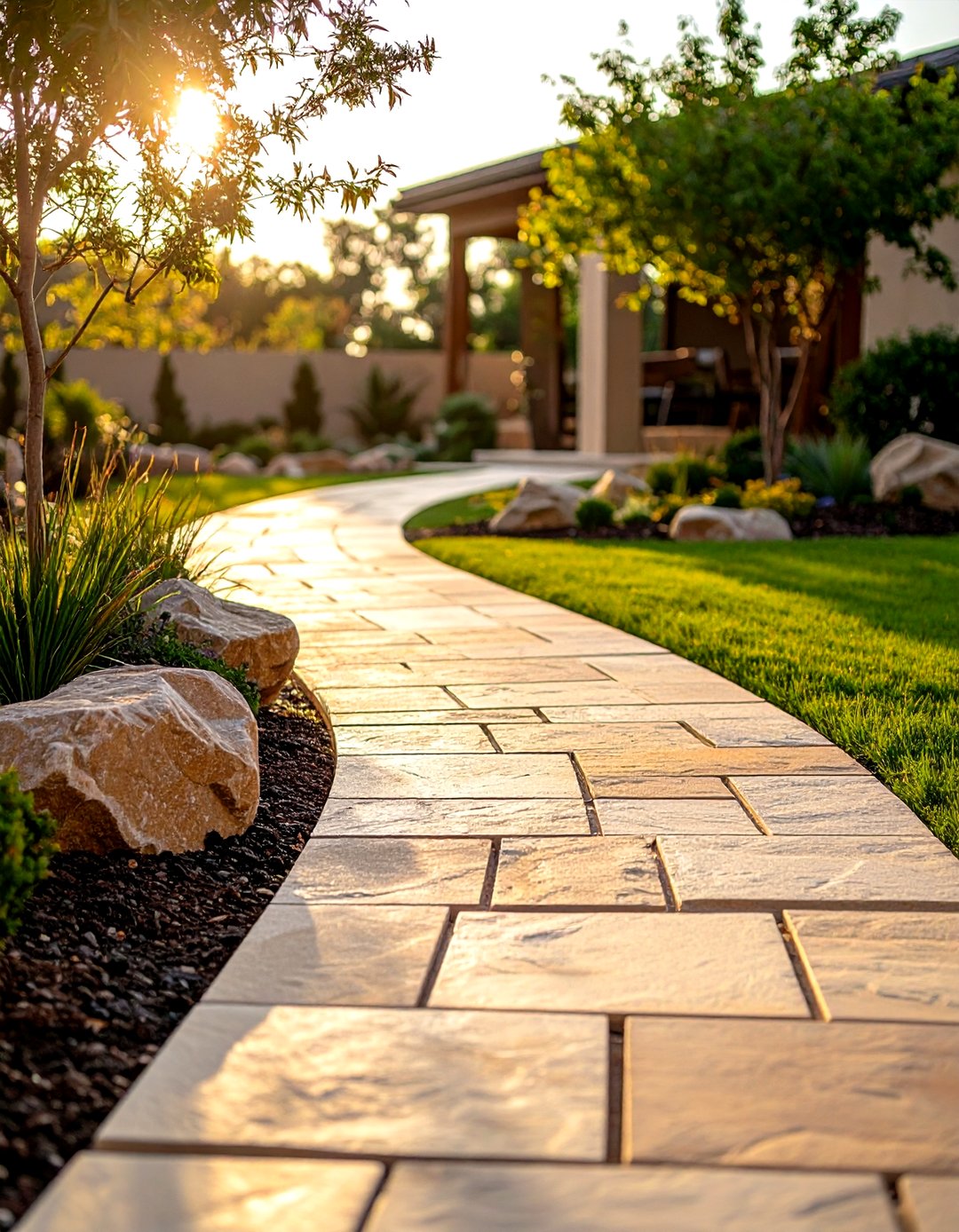 24 Rock Walkway Ideas: Creating Charming Pathways Now - Too Much Time
