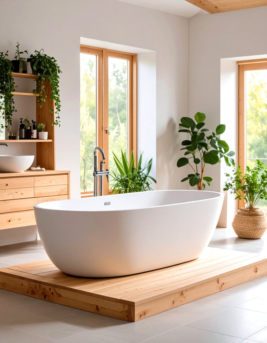 24 Drop in Tub Ideas to Create Spa-like Baths At Home - Too Much Time