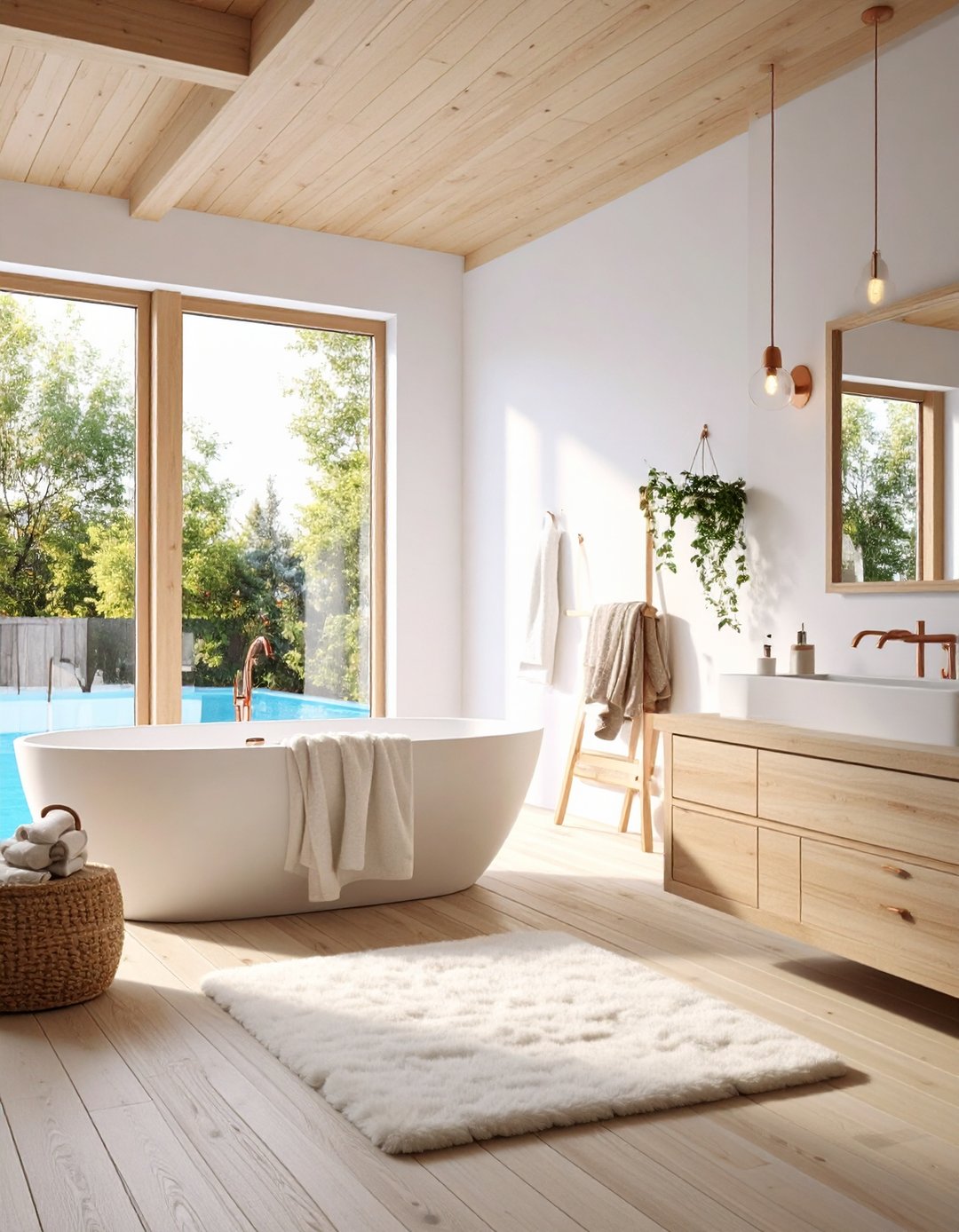 24 Pool Bathroom Ideas for Spa-like Wet Areas At Home - Too Much Time