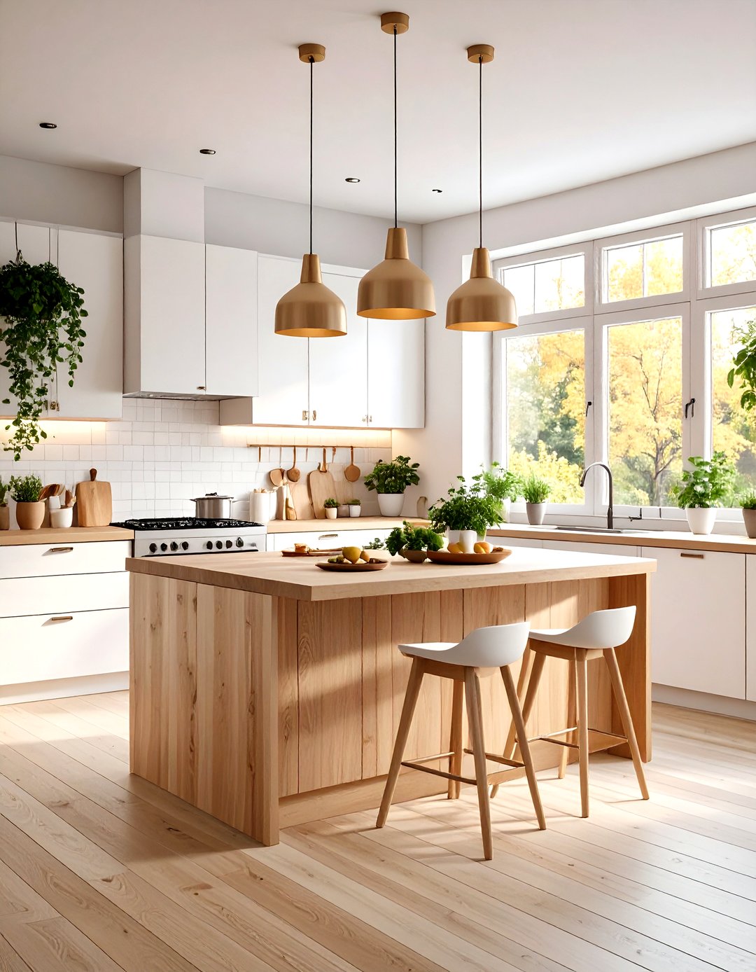 24 Kitchens with Butcher Block Countertops to Upgrade - Too Much Time